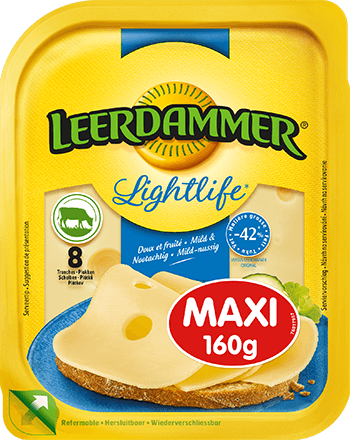 Leerdammer Lightlife (8 plátkov) | LEERDAMMER®